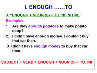 lesson 7: enough... to and exercises.ppt