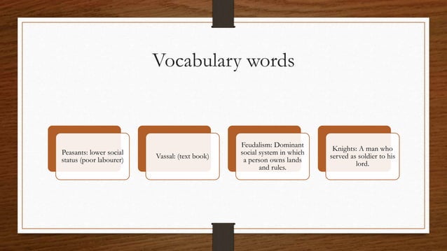 Lesson 7 feudalism and manor life | PPTX