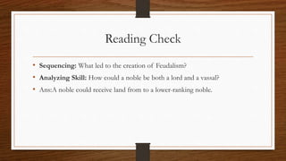 Lesson 7 feudalism and manor life | PPTX