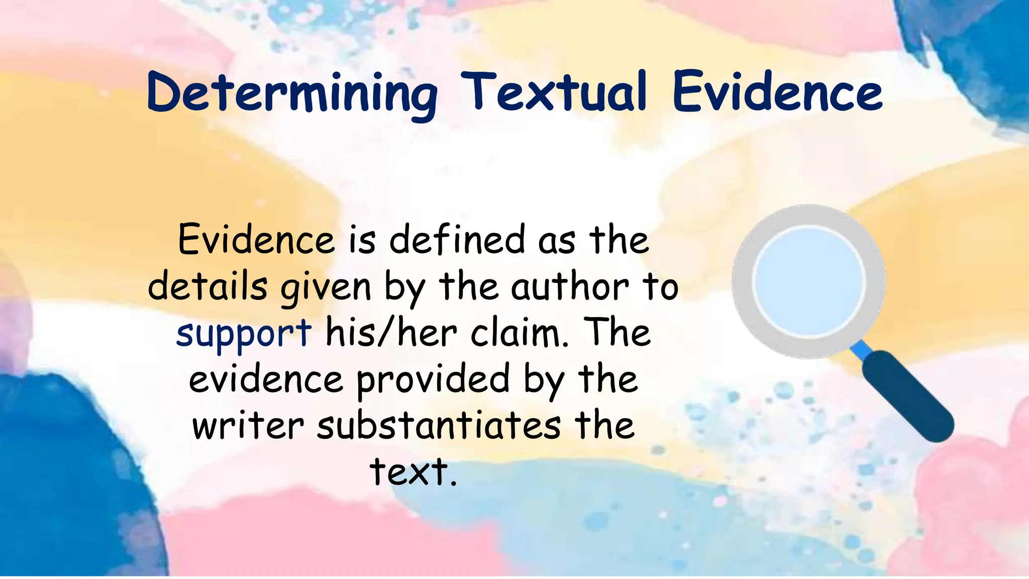 Formulating Evaluative Statements and Determining Textual Evidence 2.pptx