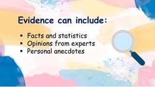 Formulating Evaluative Statements and Determining Textual Evidence 2.pptx