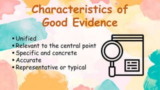 Formulating Evaluative Statements and Determining Textual Evidence 2.pptx