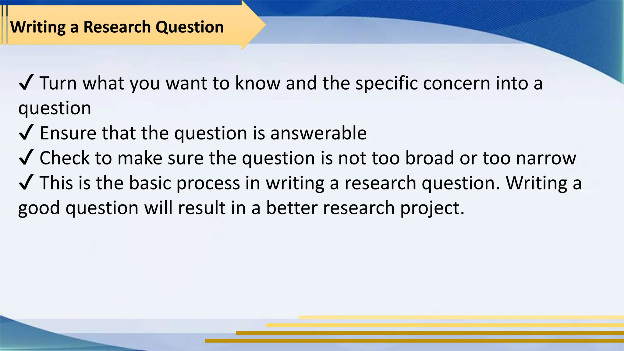 Lesson 7 Formulating the Research Questions.pptx