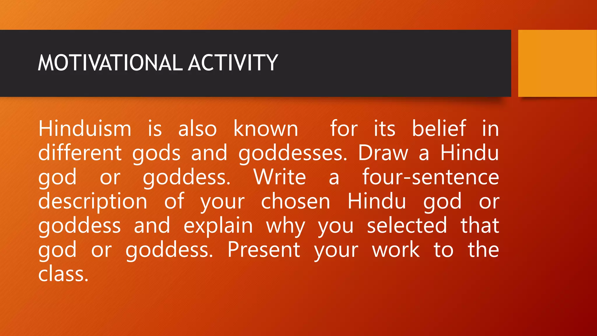 Lesson 7 Hinduism | PPTX