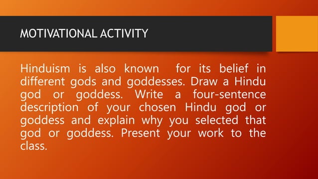 Lesson 7 Hinduism | PPTX