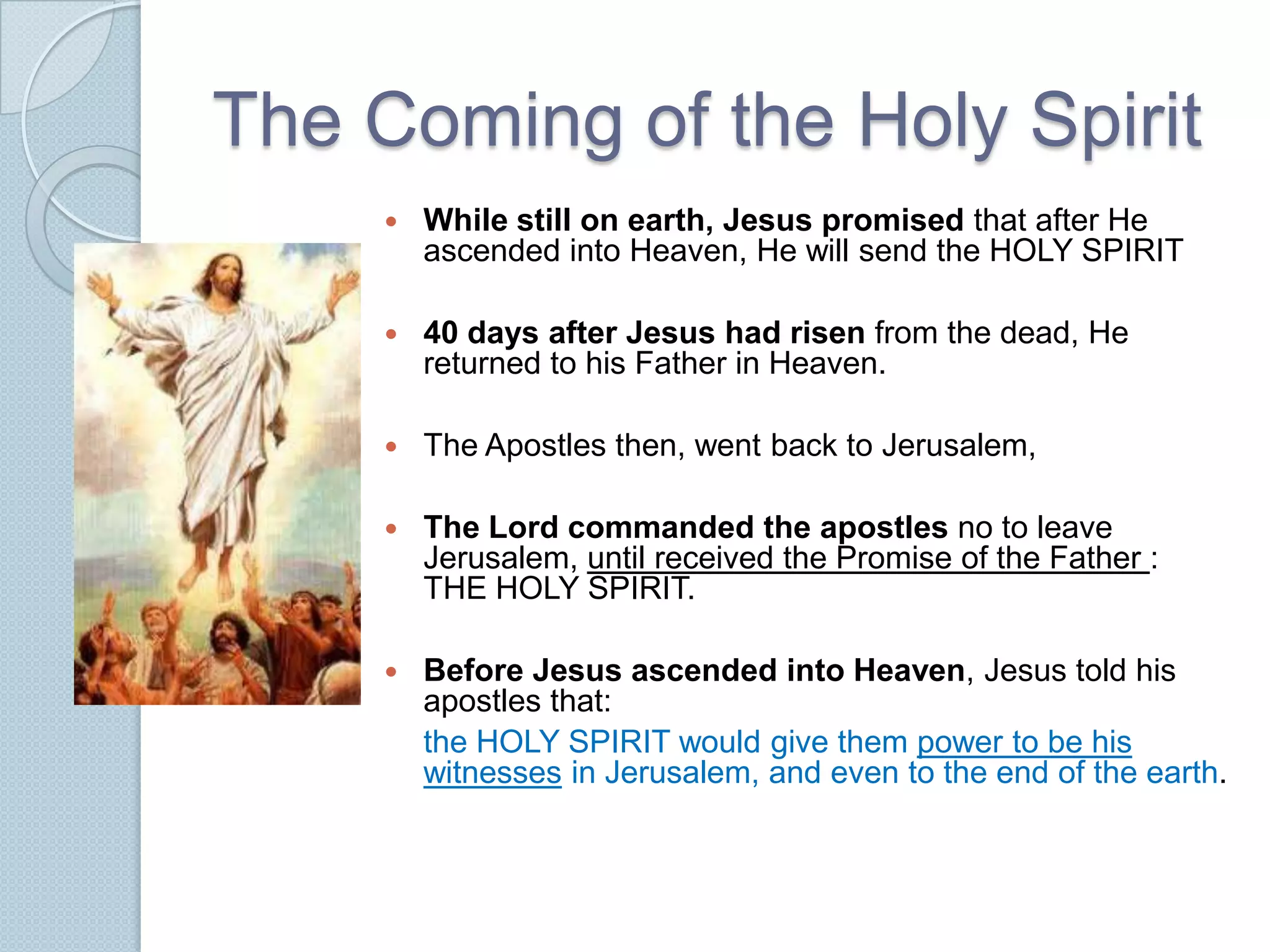 Lesson #7 holy spirit life of church | PPTX