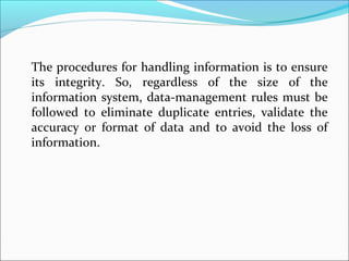 Lesson 7 information systems | PPT