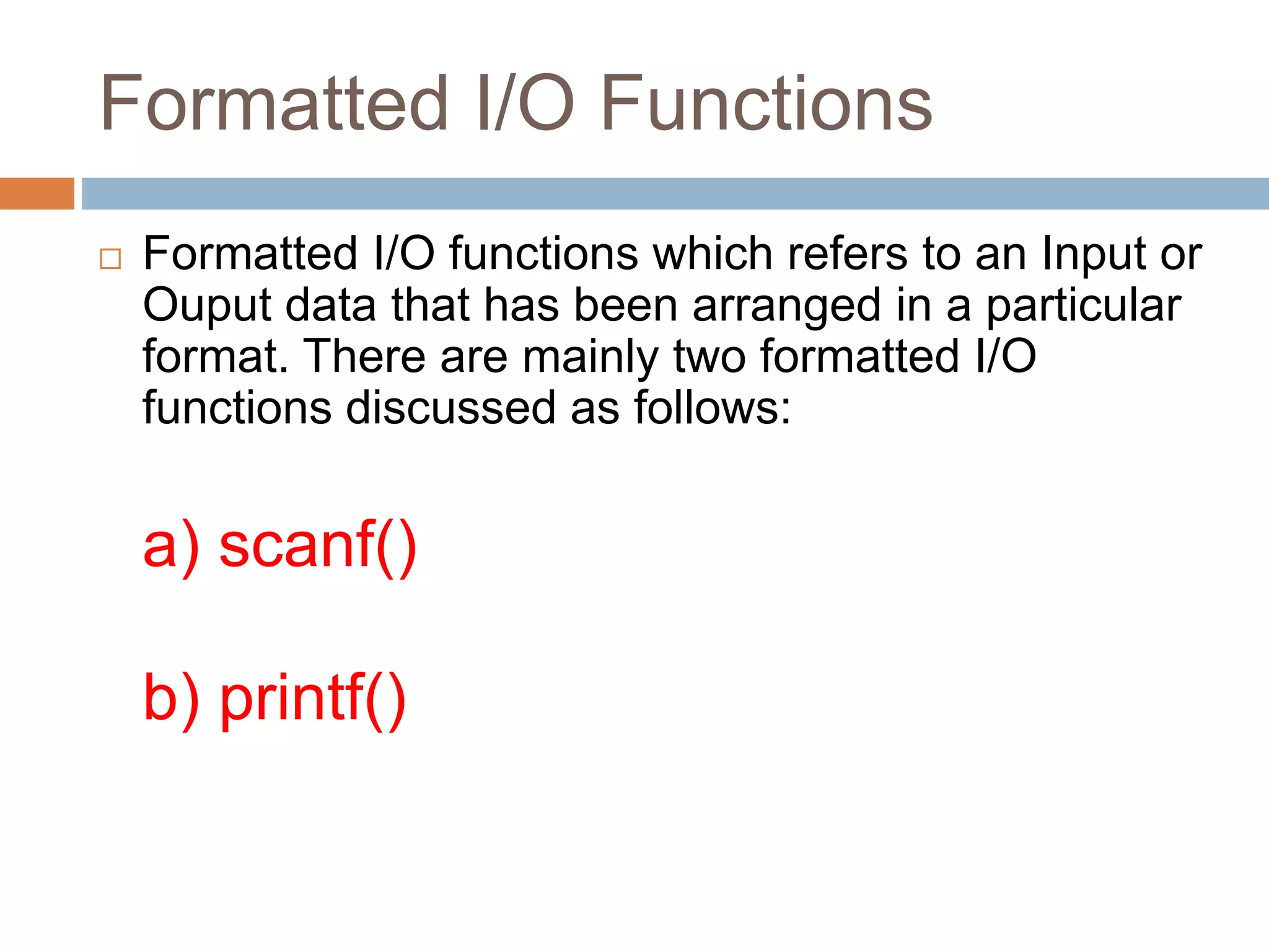 Lesson 7 Io Statements Pptx Programming Languages Computing