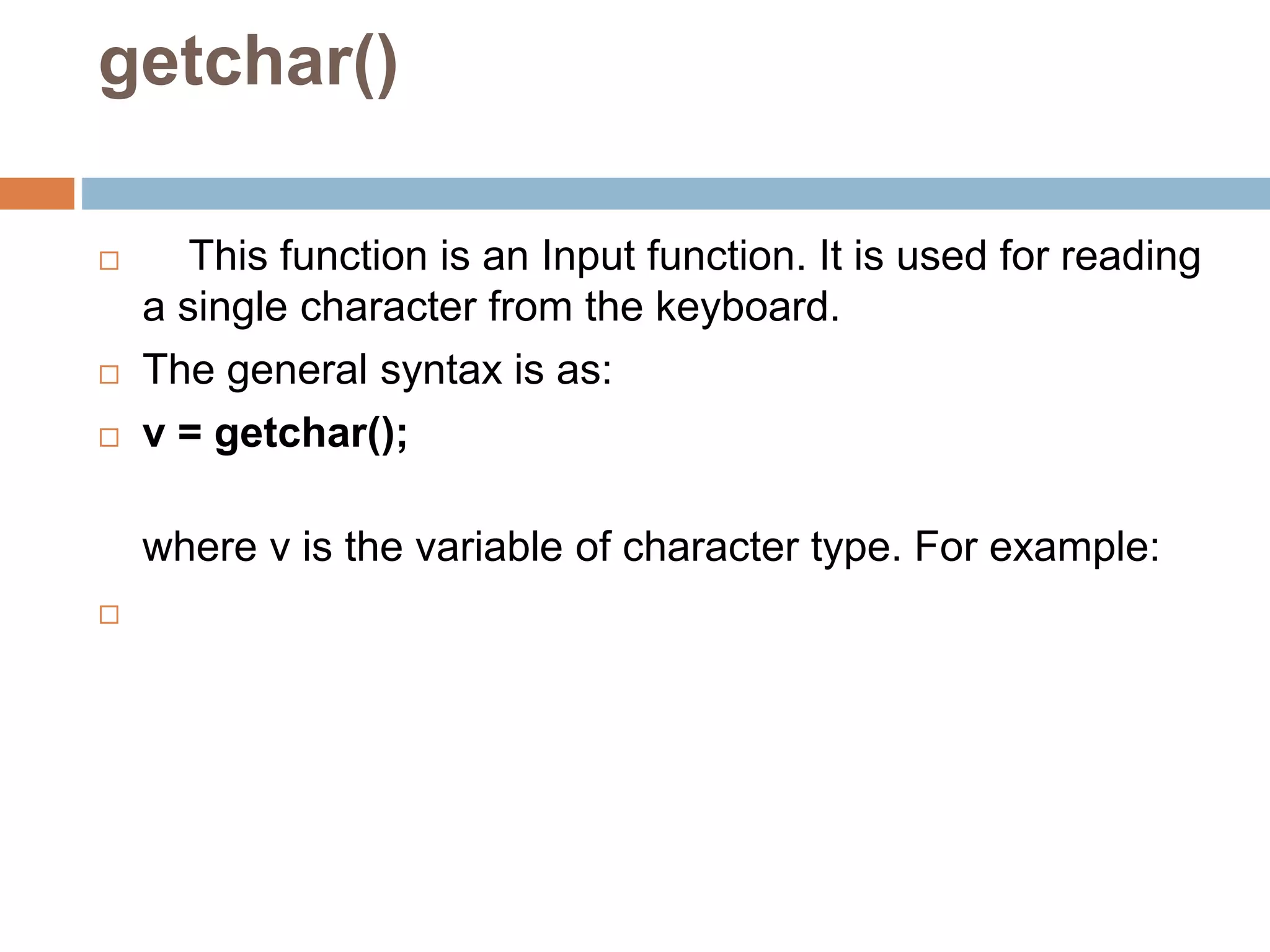 Lesson 7 io statements | PPTX