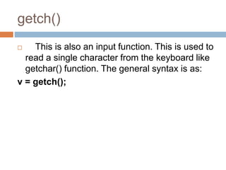 Lesson 7 io statements | PPTX