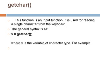 Lesson 7 io statements | PPTX