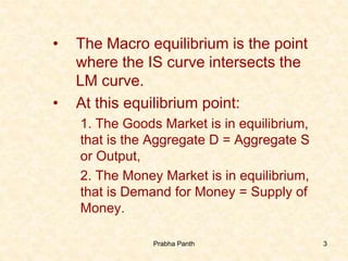 IS LM equilibrium | PPT