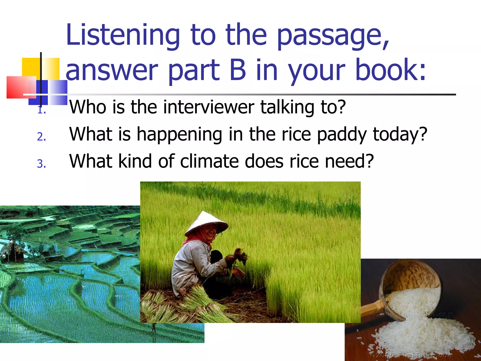 Lesson7 lessonb indentifyregionalstaplefoods | PPT