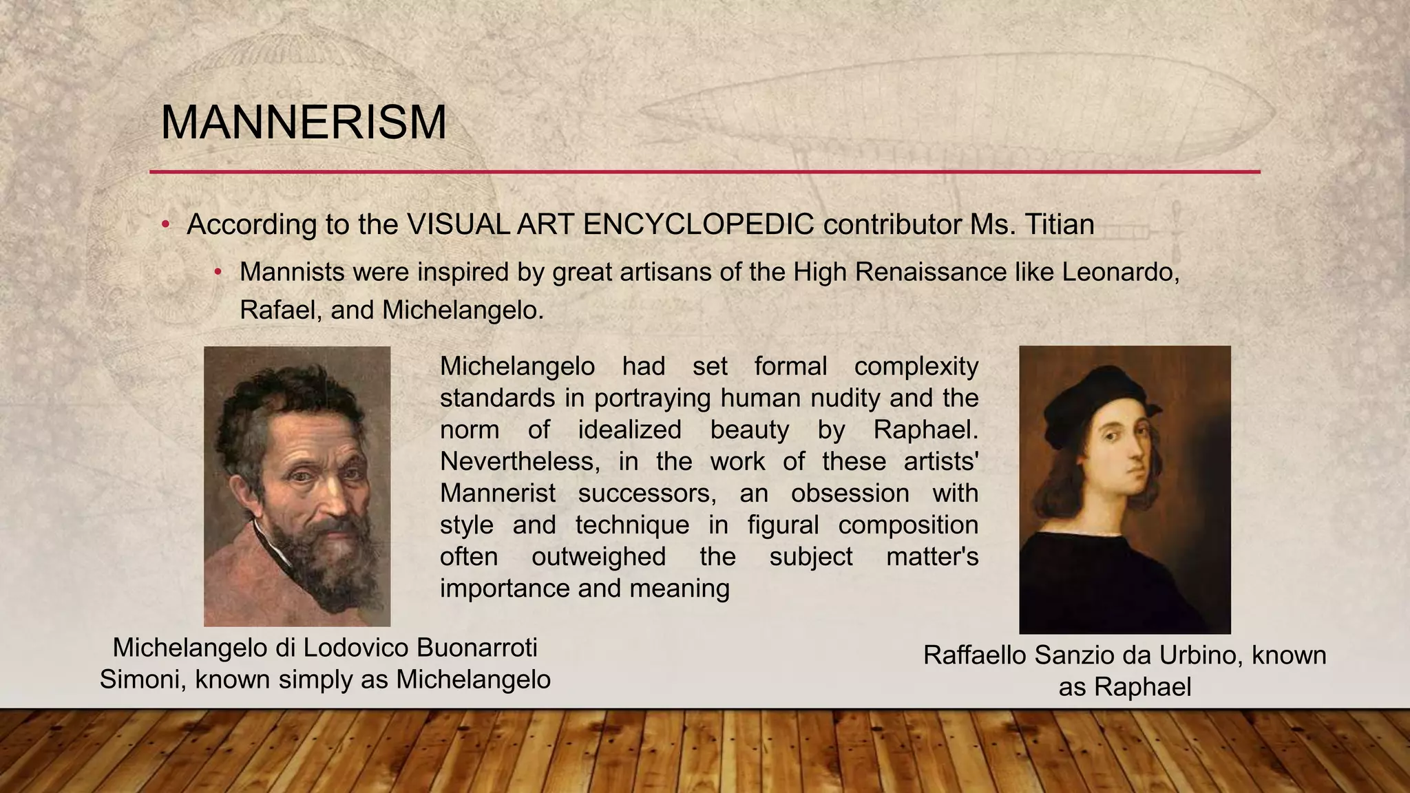 Lesson 7 Mannerism by habla emmanuel | PPT