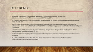 Lesson 7 Mannerism by habla emmanuel | PPT