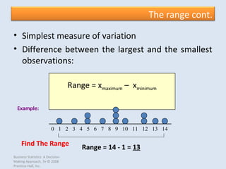 Lesson 7 measures of dispersion part 1 | PPT