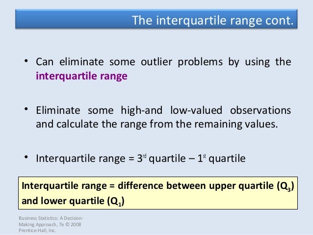 Lesson 7 measures of dispersion part 1