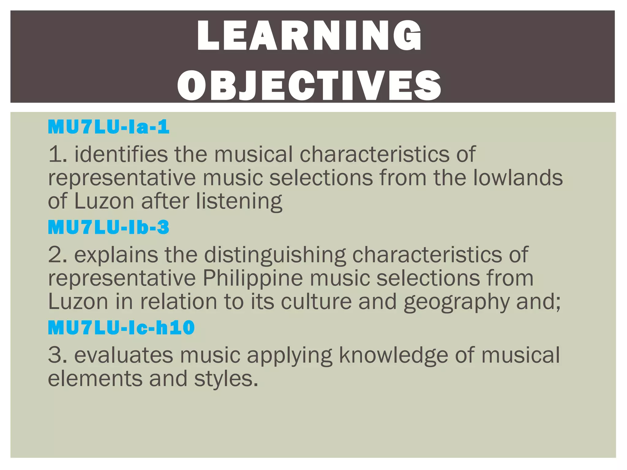 Lesson 7 Musikong Bumbong | PPT