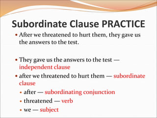 Lesson 7 Phrases Clauses.ppt