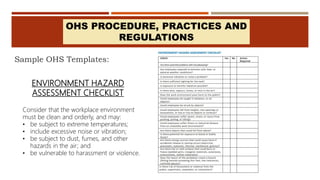 Lesson 7_Practice Occupational Health and Safety Procedures (LO3) | PPTX