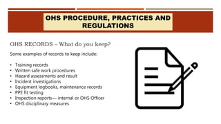 Lesson 7_Practice Occupational Health and Safety Procedures (LO3) | PPTX