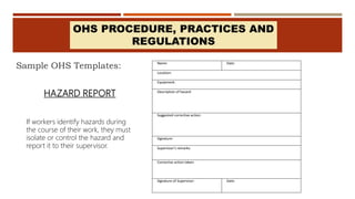 Lesson 7_Practice Occupational Health and Safety Procedures (LO3) | PPTX