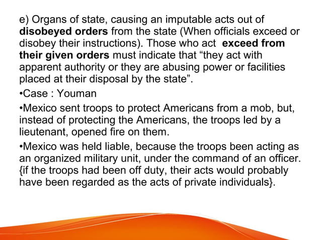 Lesson 7 state responsibility organ of state 1 | PPT | Law