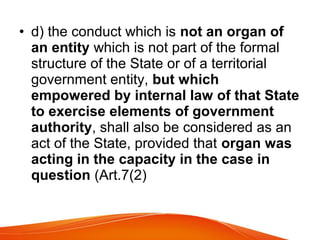 Lesson 7 state responsibility organ of state 1 | PPT | Law