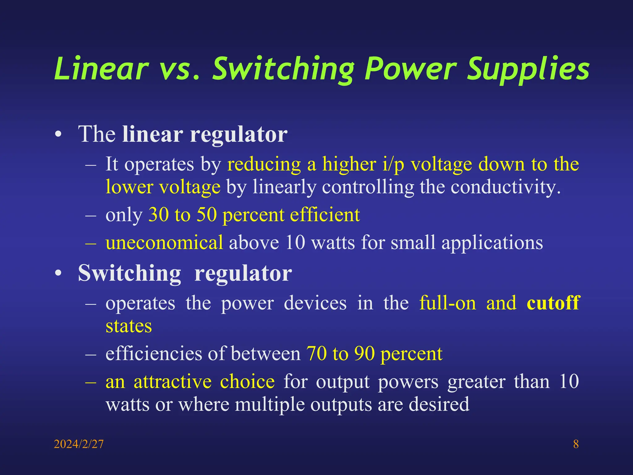 Lesson 7 Switching Power Supply (Lecture 4).ppt