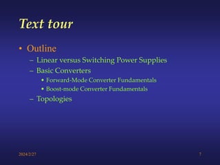 Lesson 7 Switching Power Supply (Lecture 4).ppt