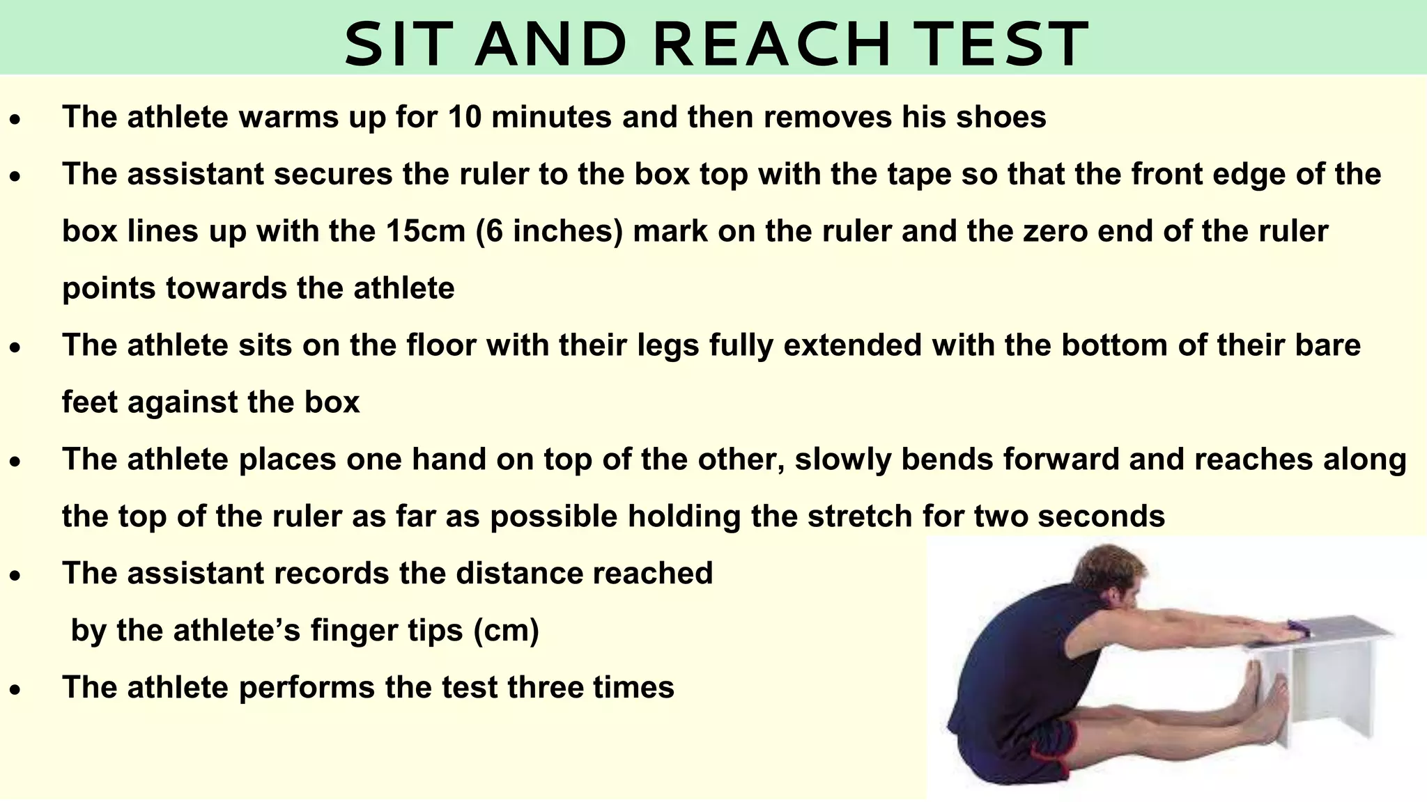 Test and Measurement in Sports | PPTX