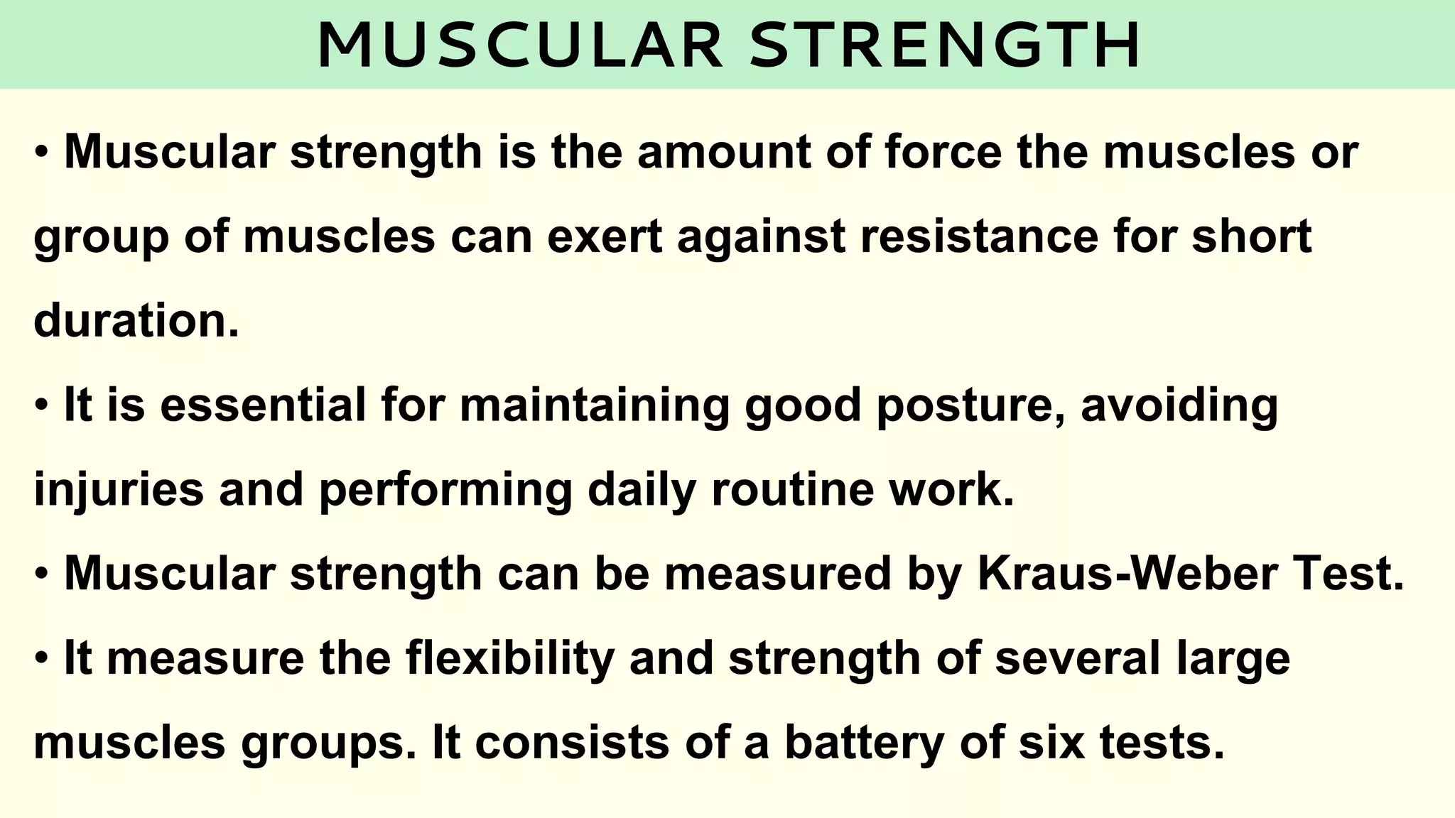 Test and Measurement in Sports | PPTX