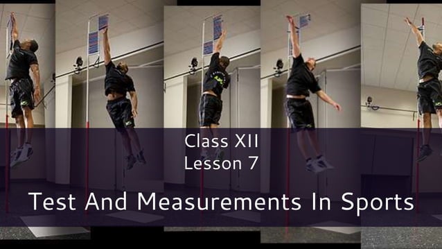 Test and Measurement in Sports | PPTX