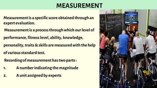 Test and Measurement in Sports | PPTX