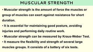 Test and Measurement in Sports | PPTX