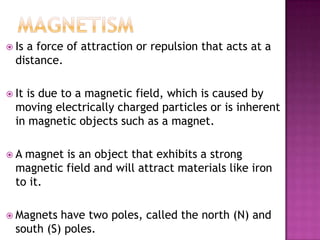 Lesson 7 the power of magnets | PPTX