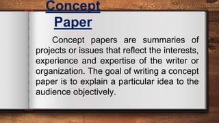 Lesson 7 VARIOUS KINDS OF CONCEPT PAPER.pptx