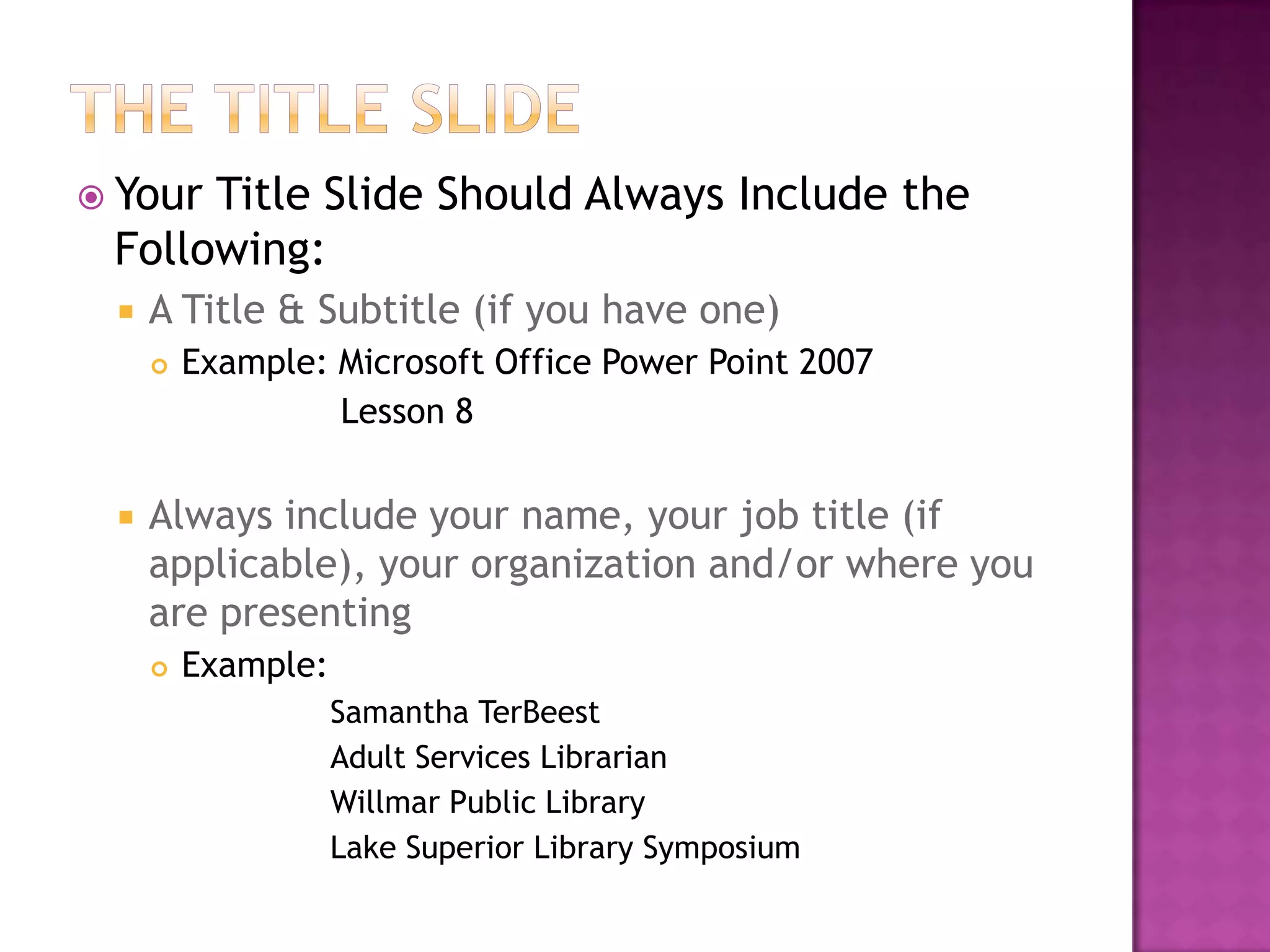 Microsoft Office PowerPoint 2007 - Lesson 8 | PPTX | Desktop Publishing ...