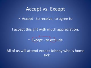 Lesson 8.1 homophones | PPT