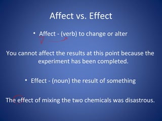 Lesson 8.1 homophones | PPT