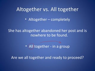 Lesson 8.1 homophones | PPT