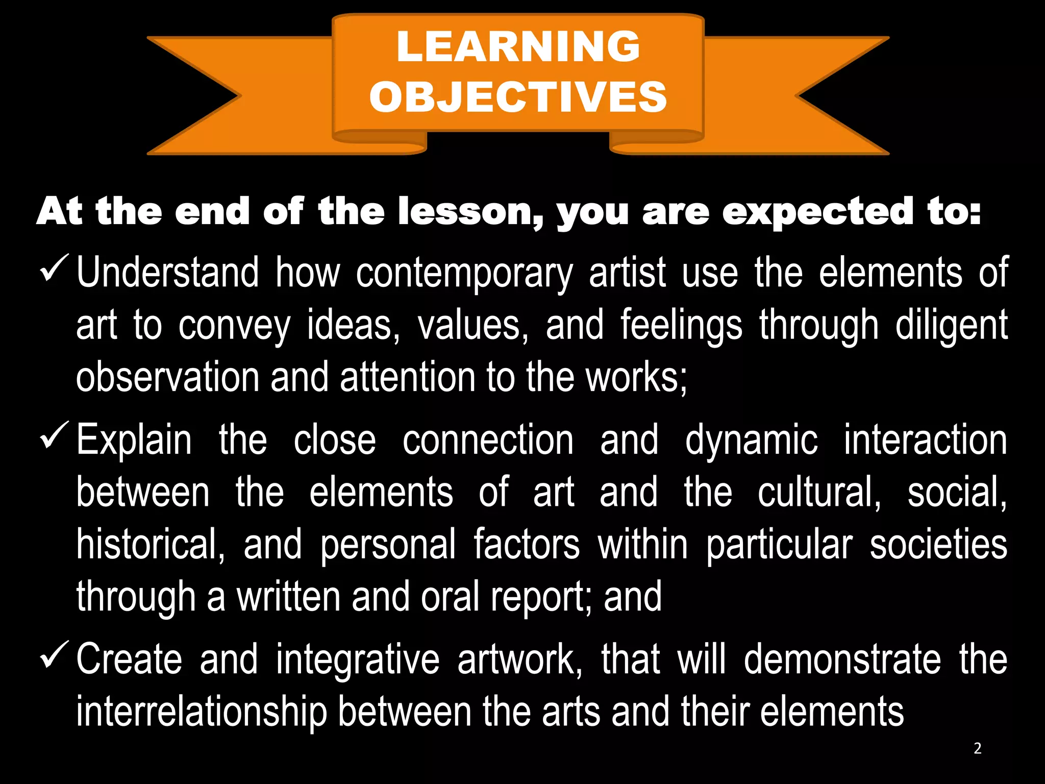 Lesson 8: Elements of Arts and Principles of Composition | PPTX