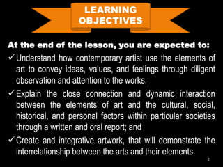 Lesson 8: Elements of Arts and Principles of Composition | PPTX