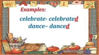 Simple Past Tense of the Verb | PPTX