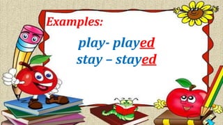 Simple Past Tense of the Verb | PPTX