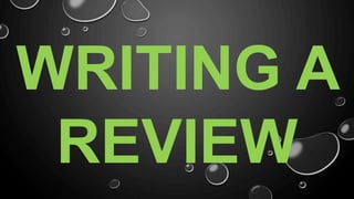 Writing a Review.pptx