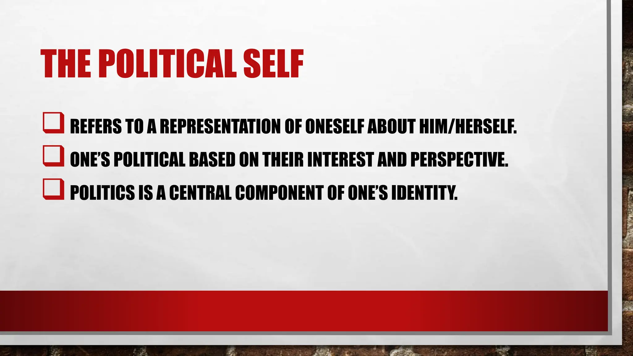 LESSON 8. THE POLITICAL SELF AND BEING A FILIPINO.pptx