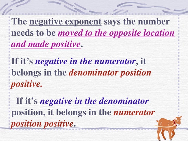 Lesson 8.2 - Negative and Zero Exponents.ppt | Physics | Science