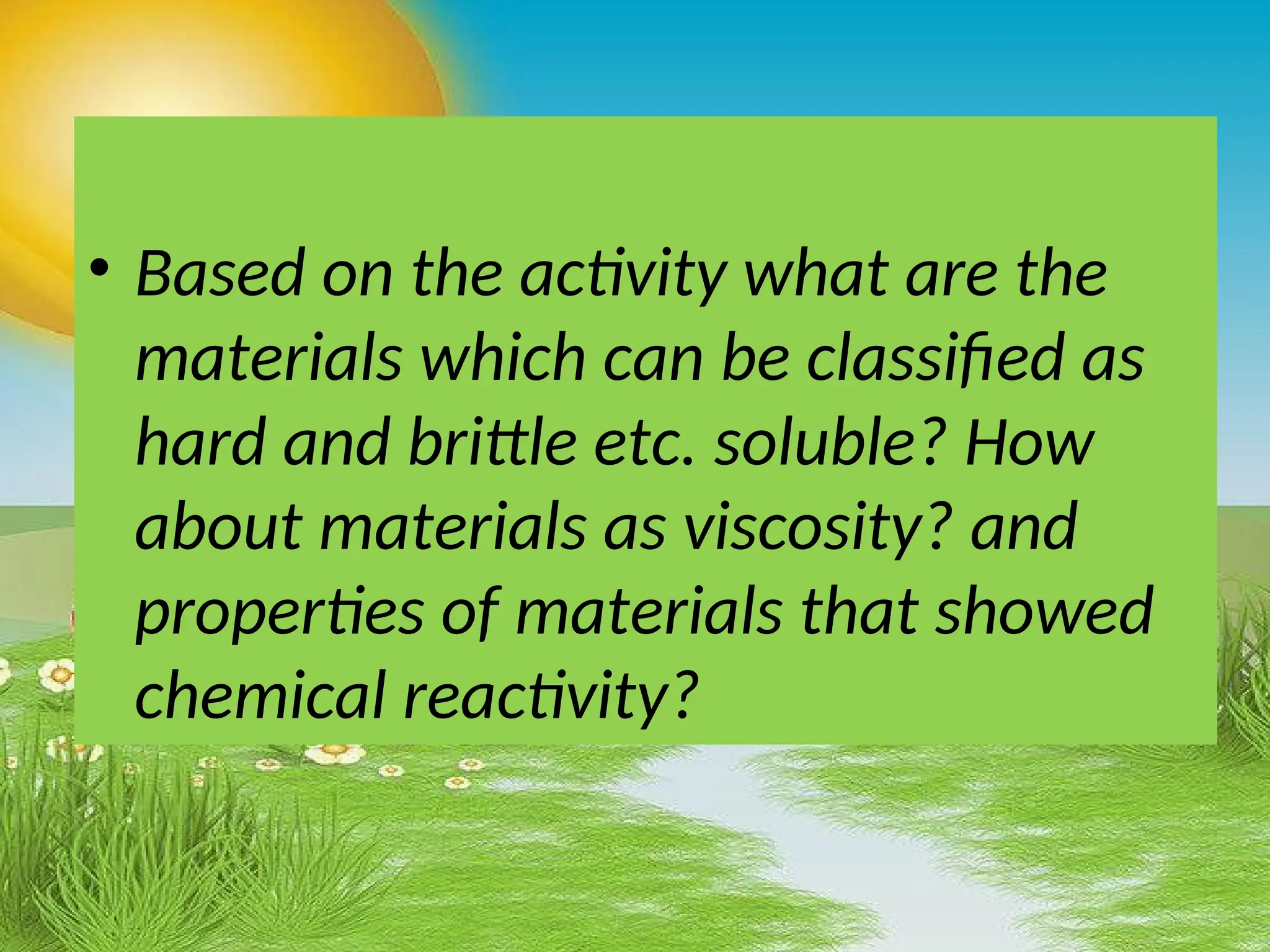lesson 8.ppt classification of materials | PPT | Chemistry | Science