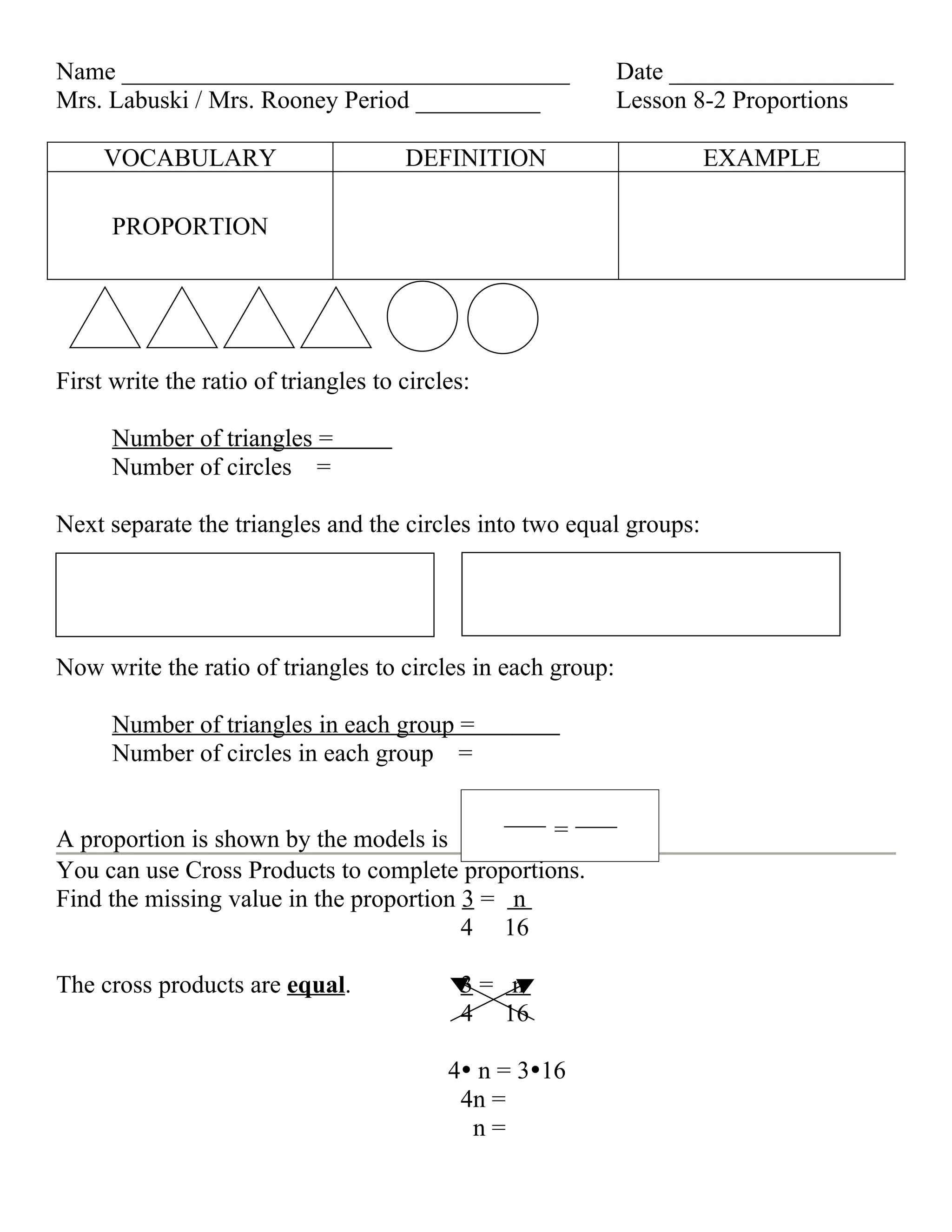 Lesson 8 2 proportions | DOC